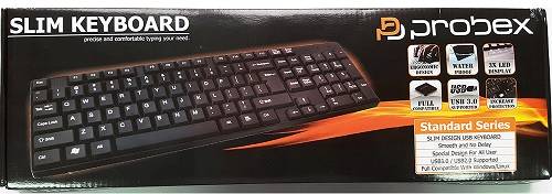 PROBEX USB Standard Keyboard (Black)