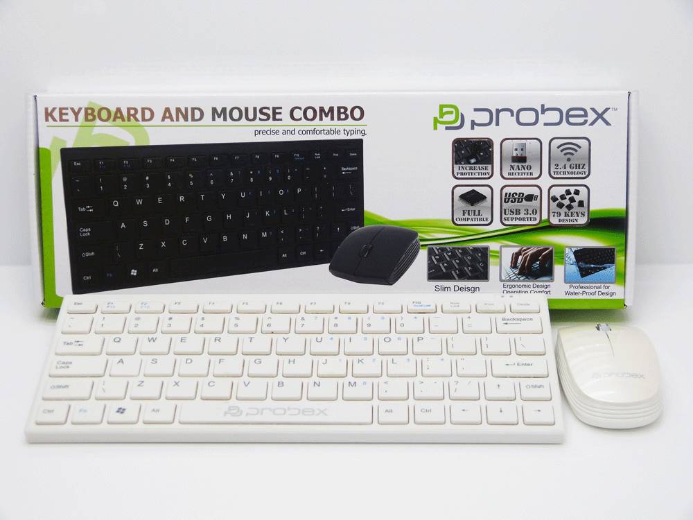KM-WL/02 PROBEX Wireless Combo (USB Mouse + USB Keyboard)