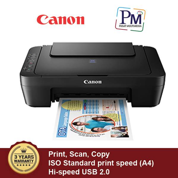 CANON PIXMA E470 3-In-1 Wi-Fi Ink Efficient Printer