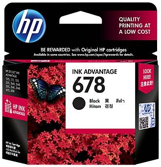 HP 678 Genuine Black Ink Cartridge
