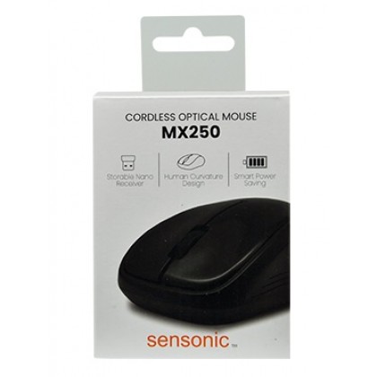 Sensonic Cordless Optical Mouse (Black)