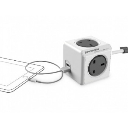 ALLOCACOC PowerCube Extended USB 3.0M (Trolley Grey)