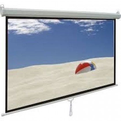 MEKI Manual Wall Mount Screen 84" x 84" (7-feet)