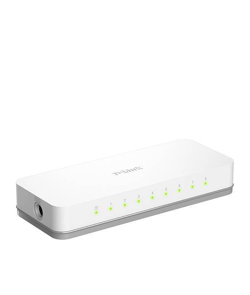 D-Link 8-ports UTP Gigabit Unmanaged Switch, Auto-Sensing, Stand Alone