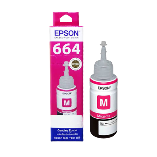 Epson T6643 Genuine Magenta Refill Ink