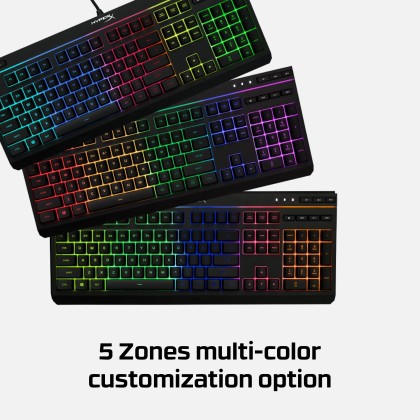 HyperX Alloy Core RGB Wired Gaming Keyboard (Black, US Layout, 1.8m Cable)