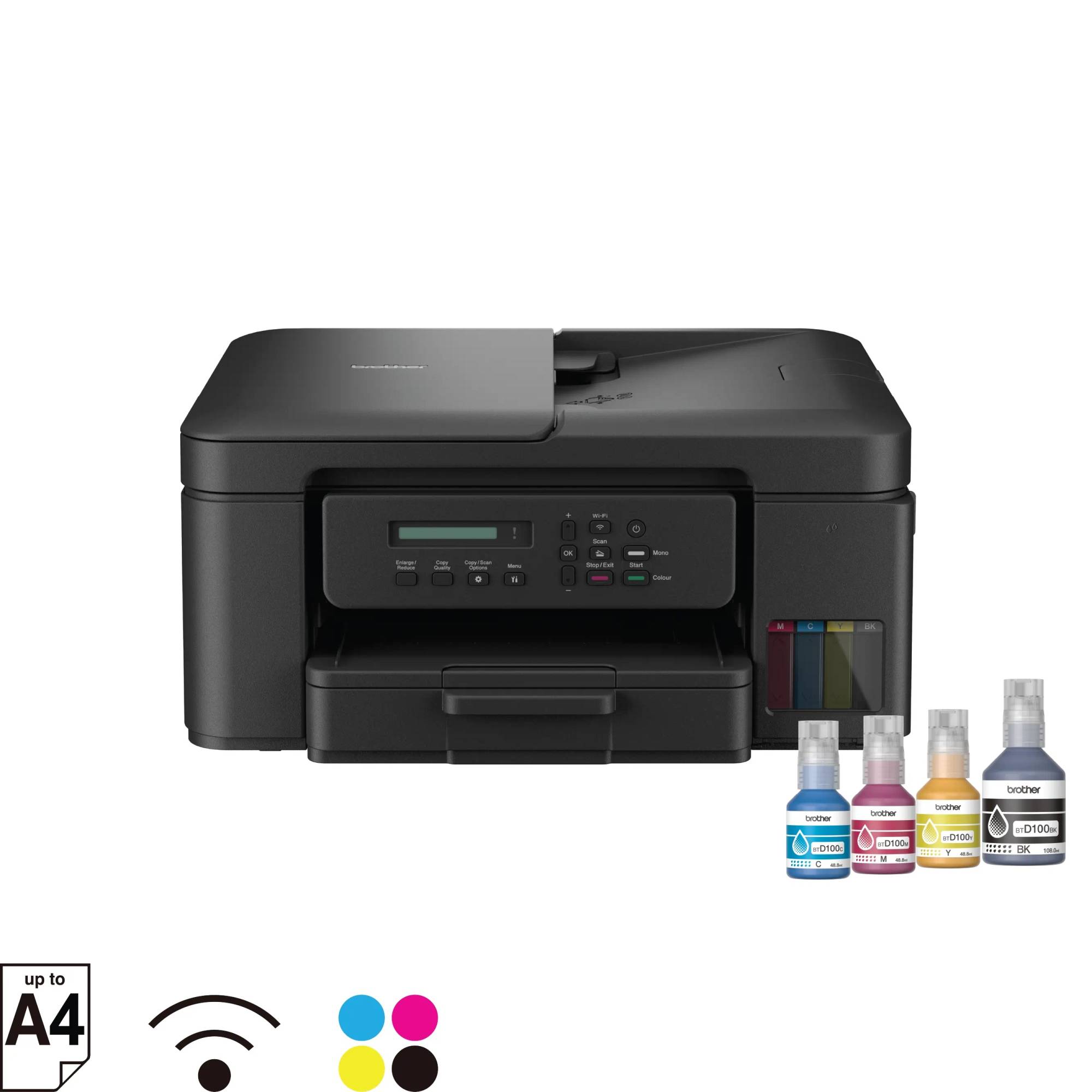 BROTHER DCP-T730DW 3-in-1 Refill Ink Tank Printer (A4 Print, Scan, Copy ...