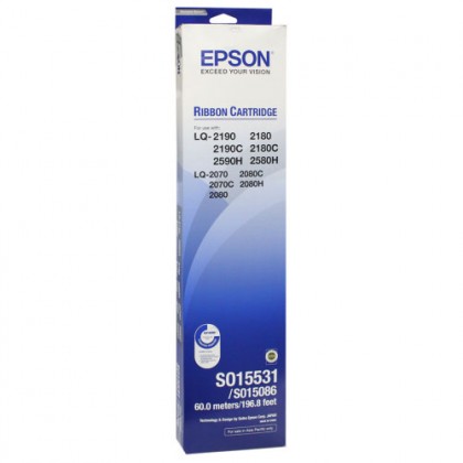 Epson LQ-2170/2180 /2190 Genuine Black Ribbon Cartridge