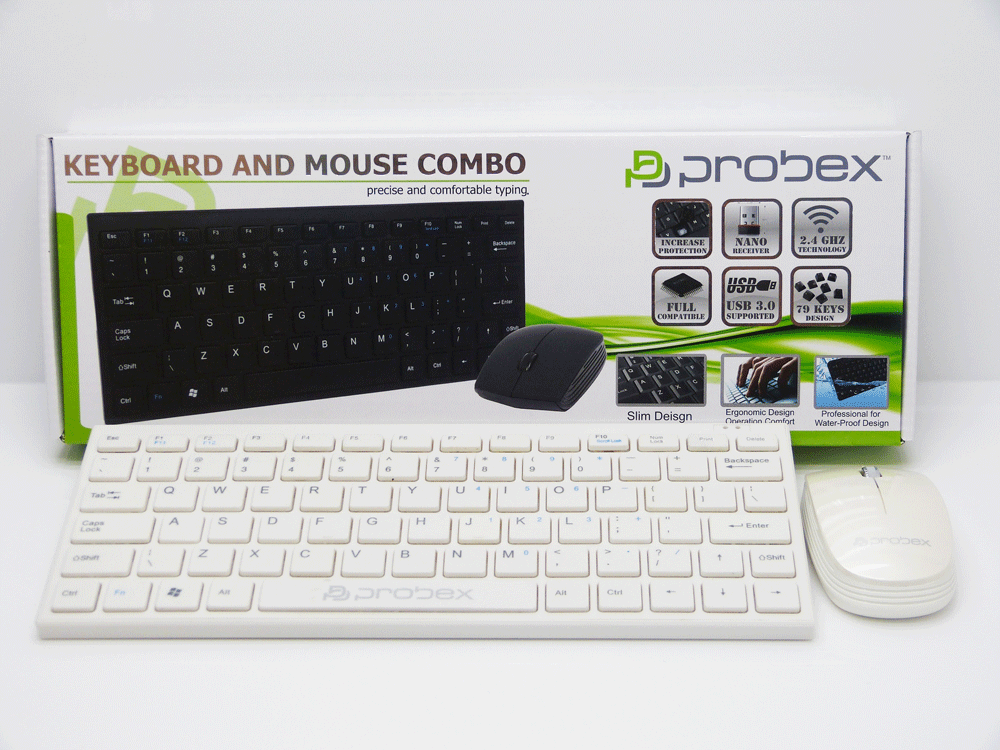 KM-WL/02 PROBEX Wireless Combo (USB Mouse + USB Keyboard)