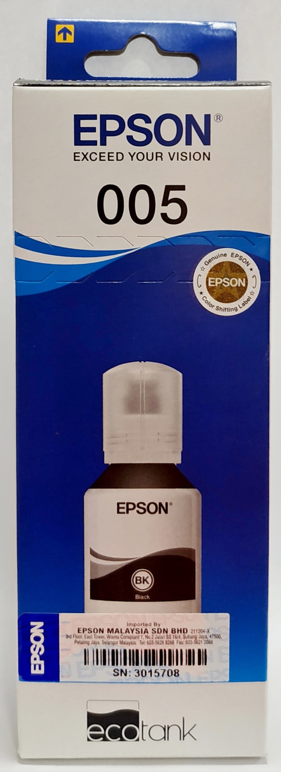Epson 005 Genuine Black Refill Ink