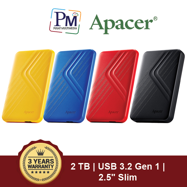 APACER AH236 USB 3.2 Gen 1 Portable Hard Drive 2TB