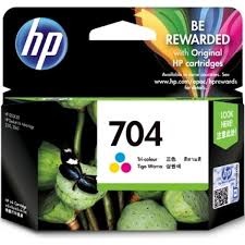 HP 704 Genuine Tri-Colour Ink Cartridge