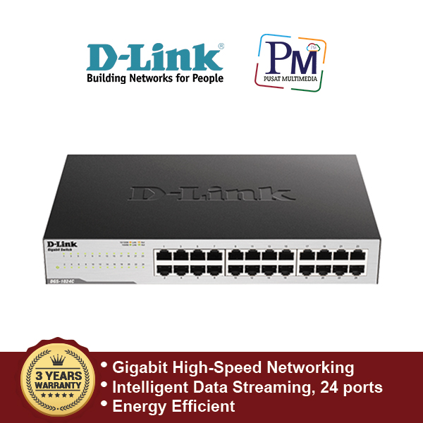 D-Link 24-Port Gigabit Unmanaged Switch