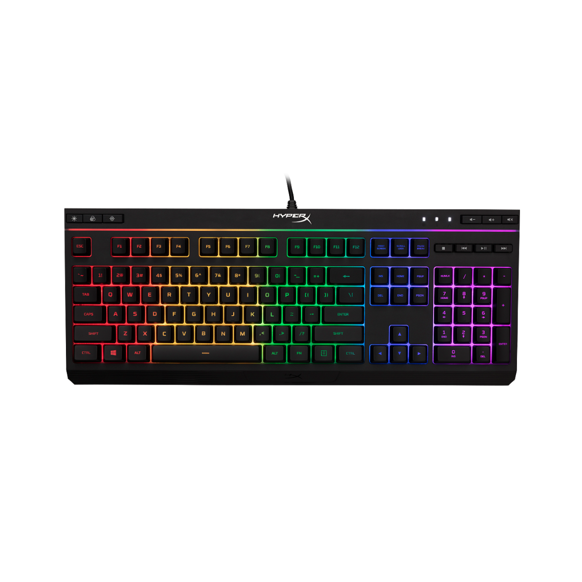 HyperX Alloy Core RGB Wired Gaming Keyboard (Black, US Layout, 1.8m Cable)