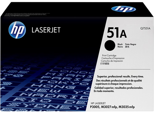 HP 51A Genuine Black Toner Cartridge